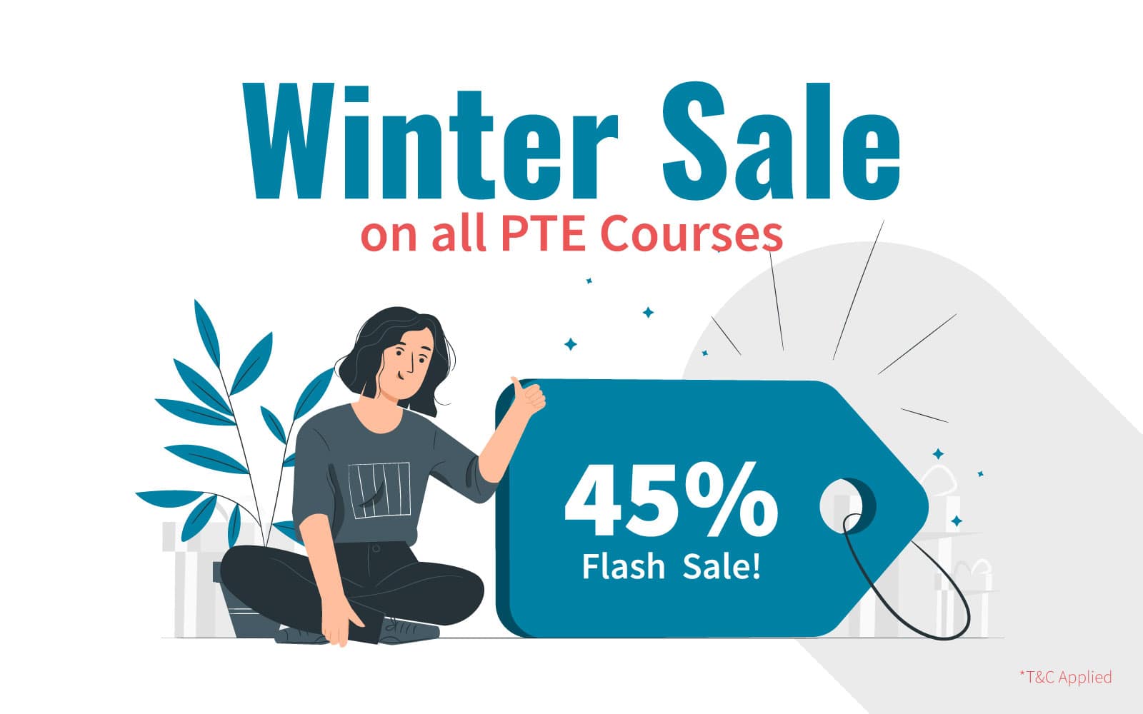 Winter Sale on all PTE Courses – PTE Study Centre